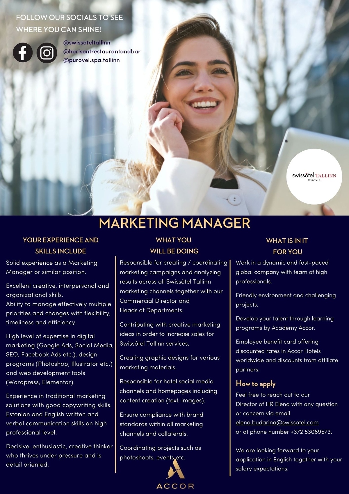 CV Keskus job ad Marketing Manager, 2023-06-13