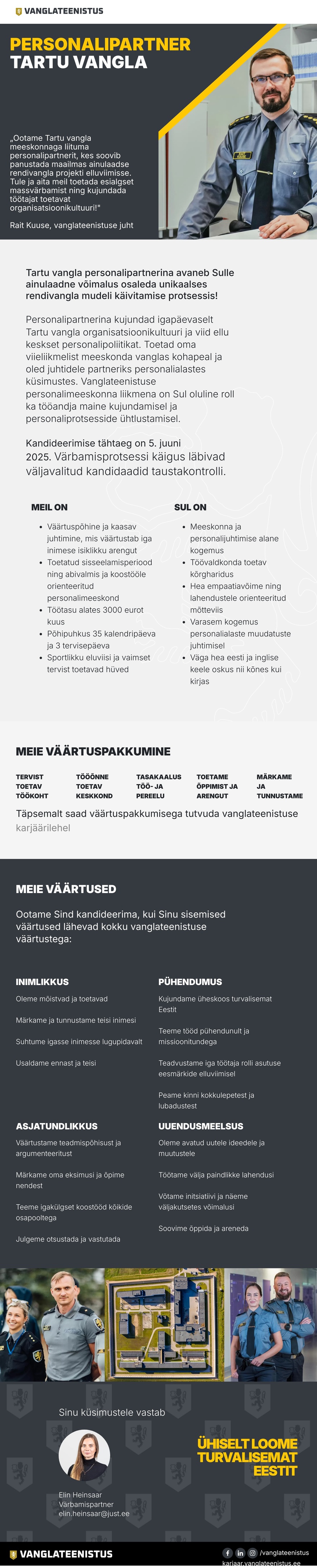 CV Keskus tööpakkumine Personalipartner, 2025-05-21